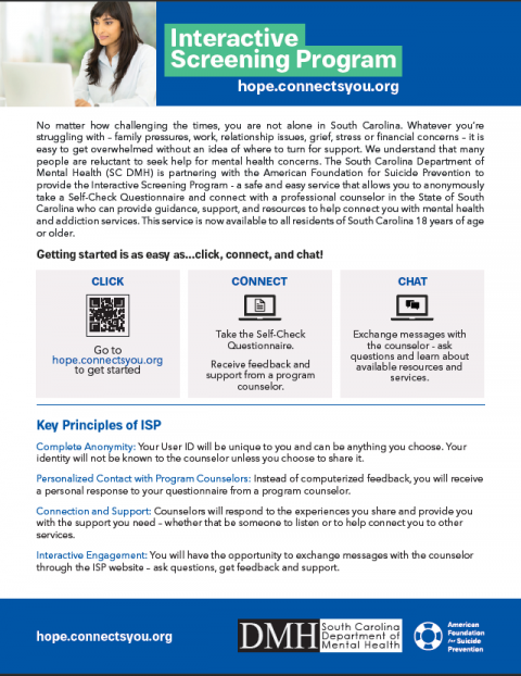 Print Resources | BHDD Office of Mental Health | Suicide Prevention Program